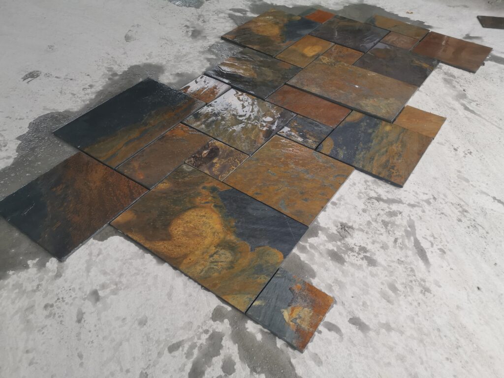 Rustic Multi Slate Paving - The Natural Slate CompanyThe Natural Slate ...