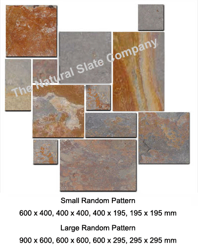 Rustic Multi Slate Paving - The Natural Slate CompanyThe Natural Slate ...