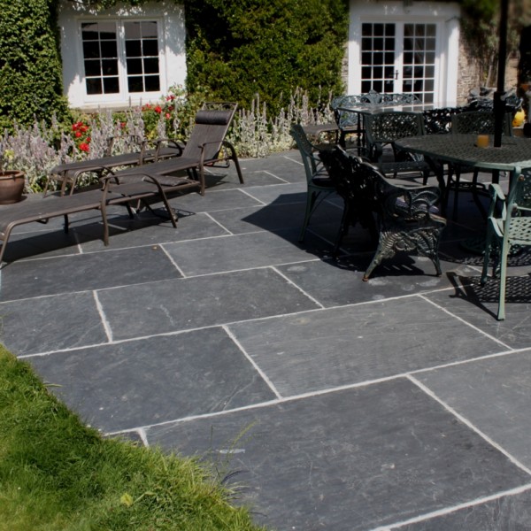 Andean Grey Slate Paving - The Natural Slate CompanyThe Natural Slate ...