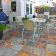 Rustic Brown Slate Paving - The Natural Slate CompanyThe Natural Slate ...